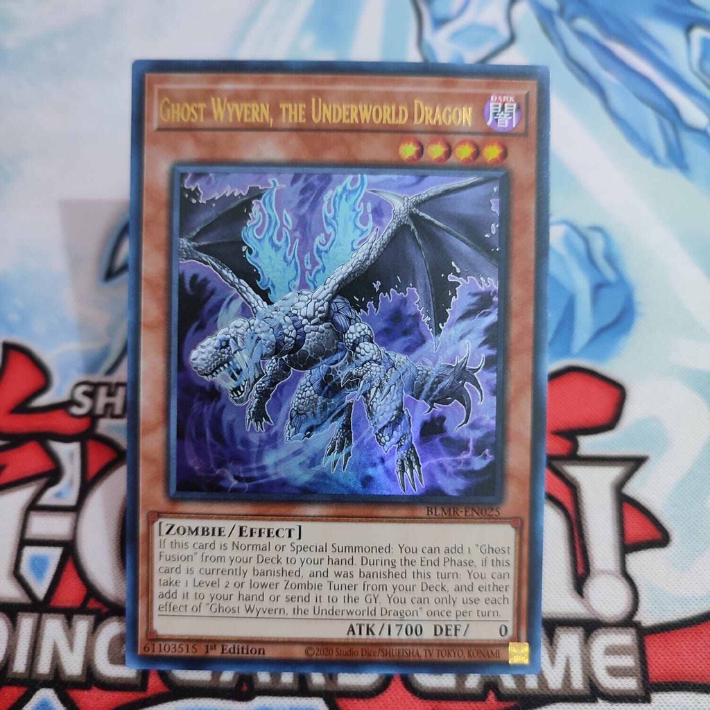 Jual yugioh ghost wyvern the underworld dragon BLMR ultra rare original ...