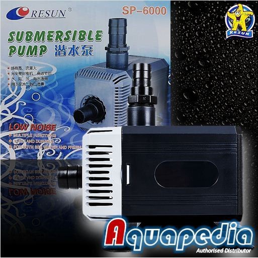 Jual Resun SP6000 Pompa Celup Aquarium/Kolam ORIGINAL | Shopee Indonesia