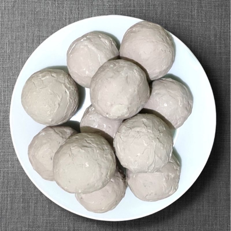 Jual Replika makanan Baso mentah ( Paket 1 Set 6 pcs baso besar ukuran ...