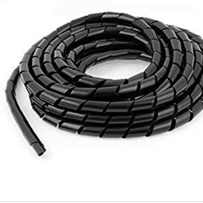 Jual Terlaris Spiral Wrapping Band Ks-12 Hitam / Spiral Pelindung Kabel ...