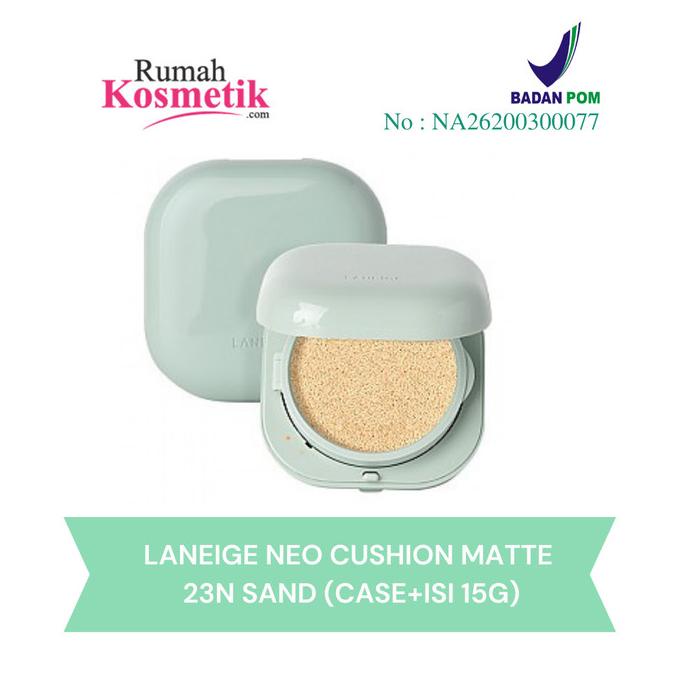 Jual Laneige Neo Cushion Matte SPF42+ Shade 23N SAND (Casing + Isi 15g ...