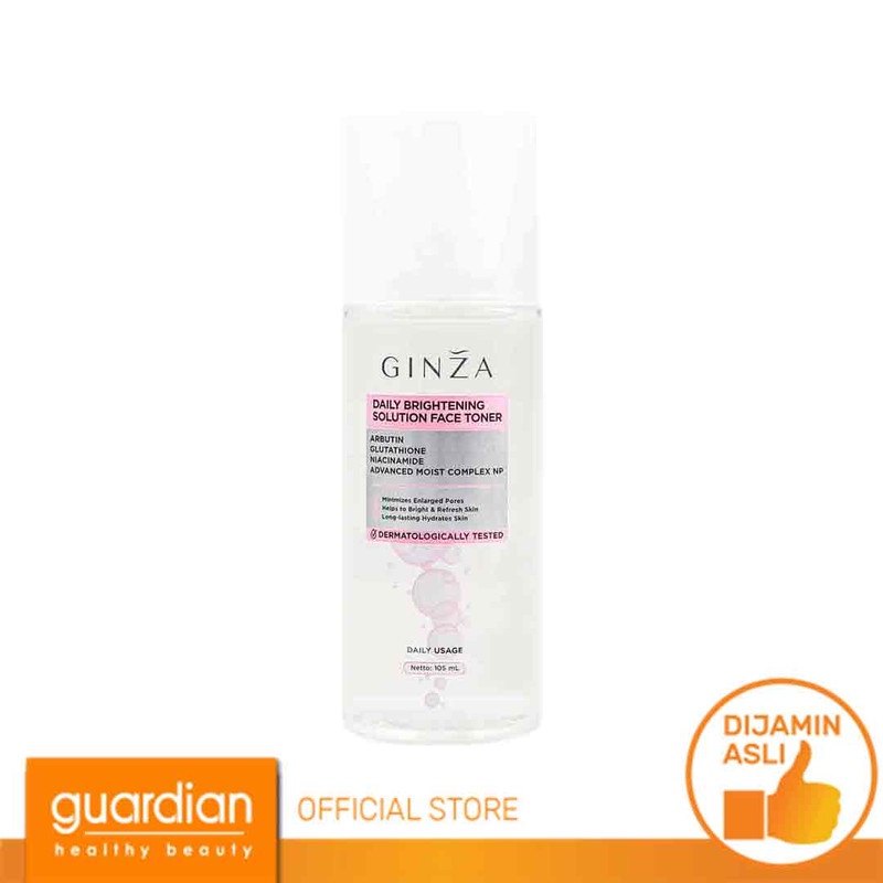 Jual GINZA Daily Brightening Solution Face Toner 105ml | Shopee Indonesia Jual GINZA Daily Brightening Solution Face Toner 105ml | Shopee Indonesia