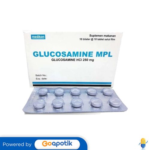 Jual GLUCOSAMINE MPL 250 MG BOX 100 KAPLET | Shopee Indonesia