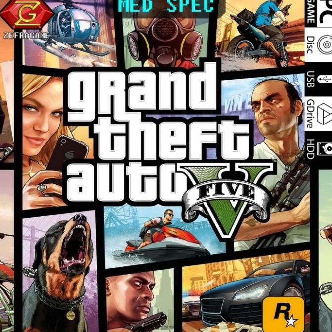 Jual Gtav / Gta V / Gta5 / Gta 5 : V1.41 Latest Update! (Cd Dvd Game Pc ...
