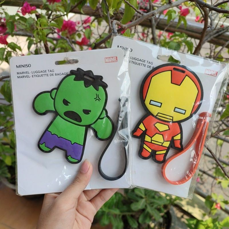 Jual MINISO MARVEL LUGGAGE TAG KOPER BAGASI GANTUNGAN | Shopee Indonesia