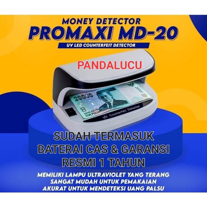 Jual Trending Promaxi Md 20 Money Detector Rupiah - Lampu Uv Deteksi Uang Palsu Md20 Update 2023 ...