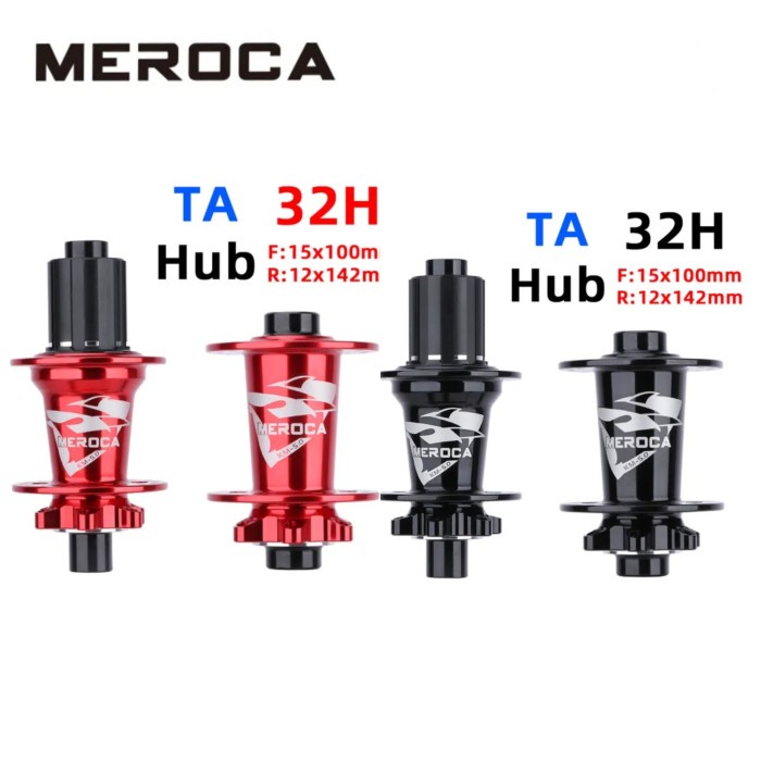 Jual Meroca Hub Freehub TA Thru Axle Hub Sepeda 5+2 Bearing 6 Pawl 32 ...