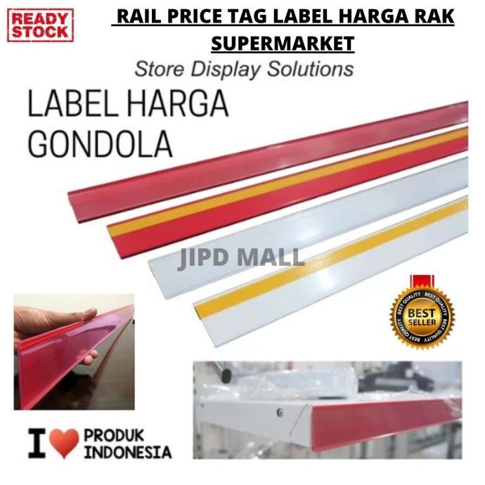 Jual Rail Price Tag Label Harga Rak Supermarket 90 Cm 113 | Shopee ...