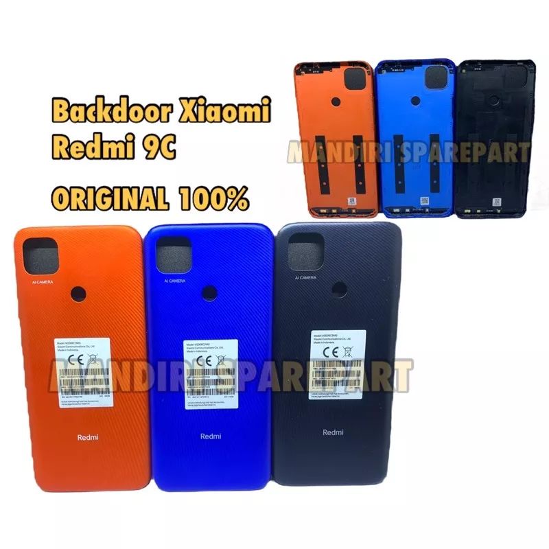 Jual Backdoor backcover back casing housing xiaomi redmi 9c new 100% ...