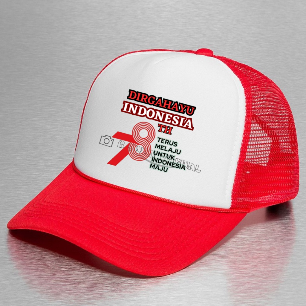 Jual UI9 TOPI JARING JALA HAT TRUCKER HUT RI KE 78 17 AGUSTUS 1945 - 17 ...