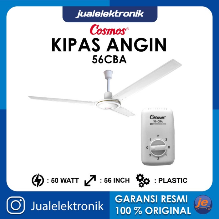Jual Cosmos Ceiling Fan 56 inch 56CBA Kipas Angin Plafon | Shopee Indonesia