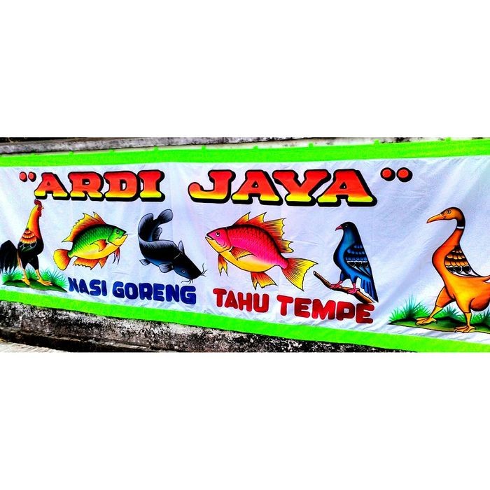Jual Terlaris Painting Spanduk Kain Lukis Bukan Printing / Lukis ...