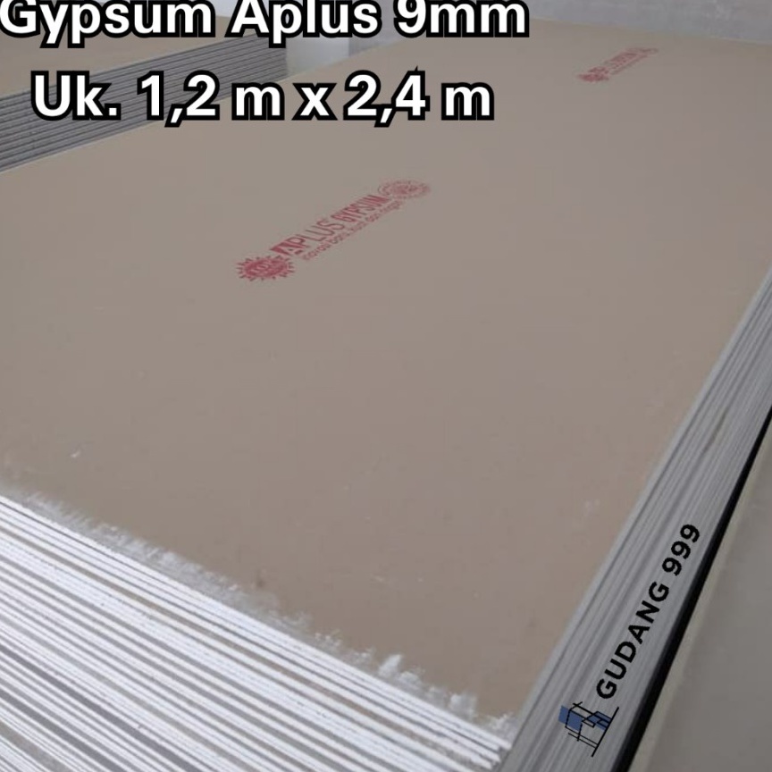 Jual COD GIPSUM APLUS 9mm / GYPSUM A+ / GYPSUM BOARD APLUS 1,2x2,4 m ...