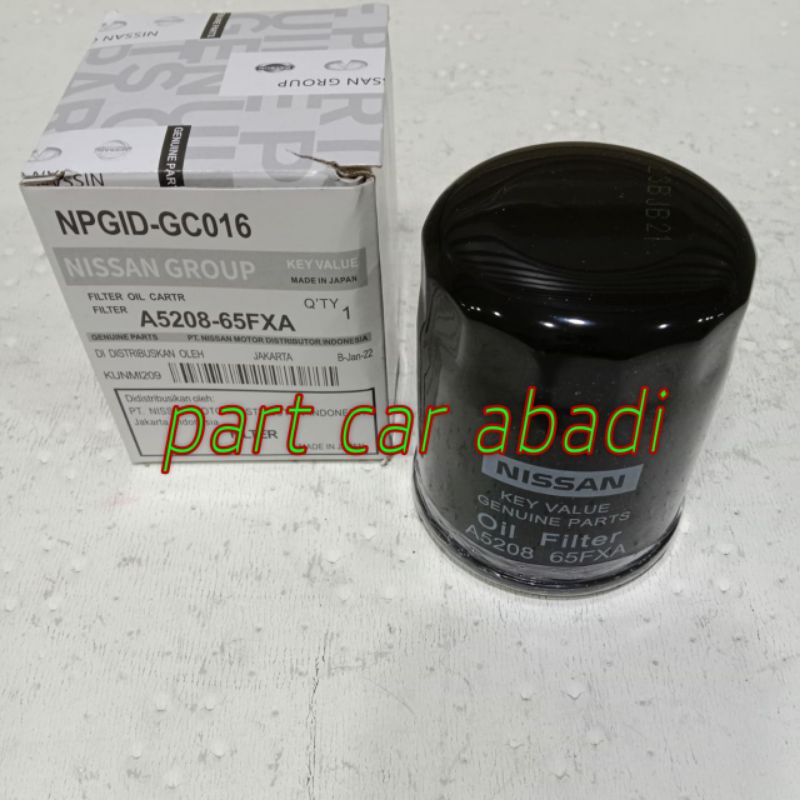 Jual Filter Oli - Oil Filter Nissan Grand Livina, Livina X-Gear ...