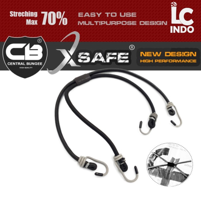 Jual Tali Pengikat Box Motor 2 Jalur Type X-Safe By Central Bungee ...