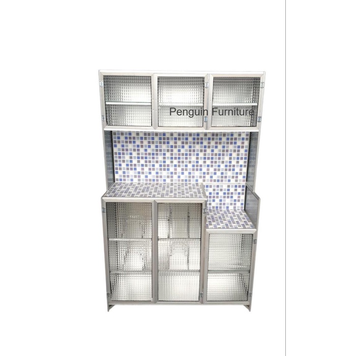 Jual Peralatan Dapur - Rak piring 3 pintu magicom bawah plat /lemari ...