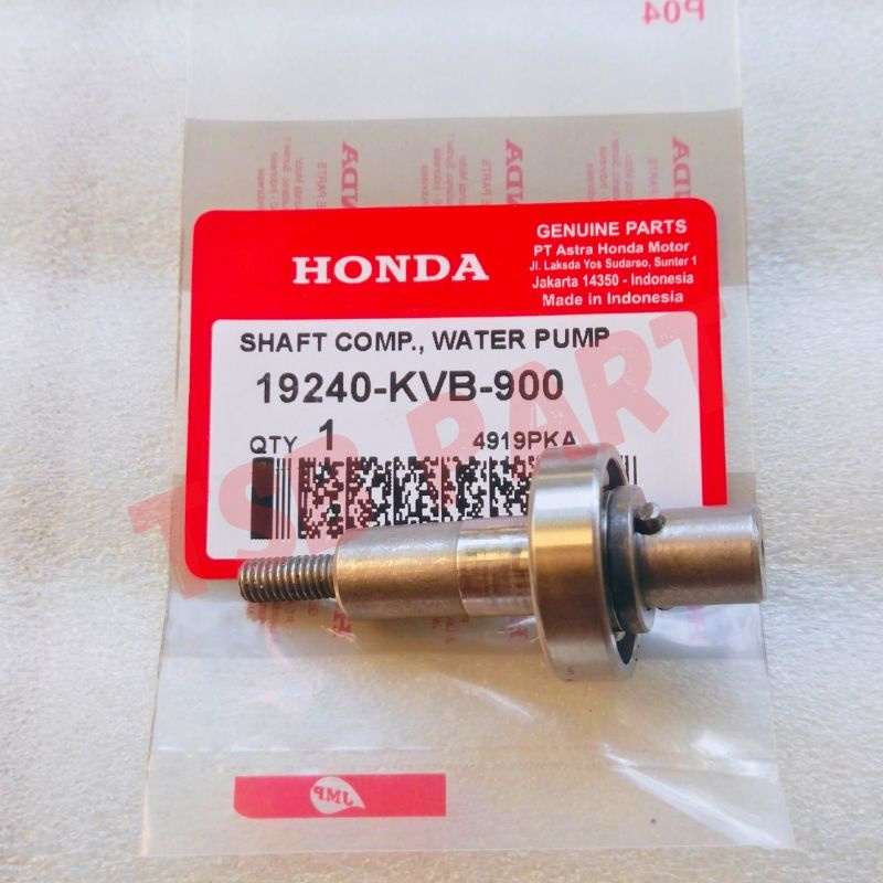 Jual Shaft comp water pump as waterpump vario 110 techno old kvb asli ...