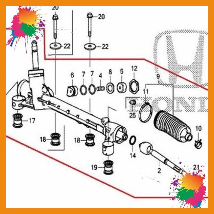 Jual rack stir hrv prestige 2016 2017 2018 2019 2020 2021 original ...