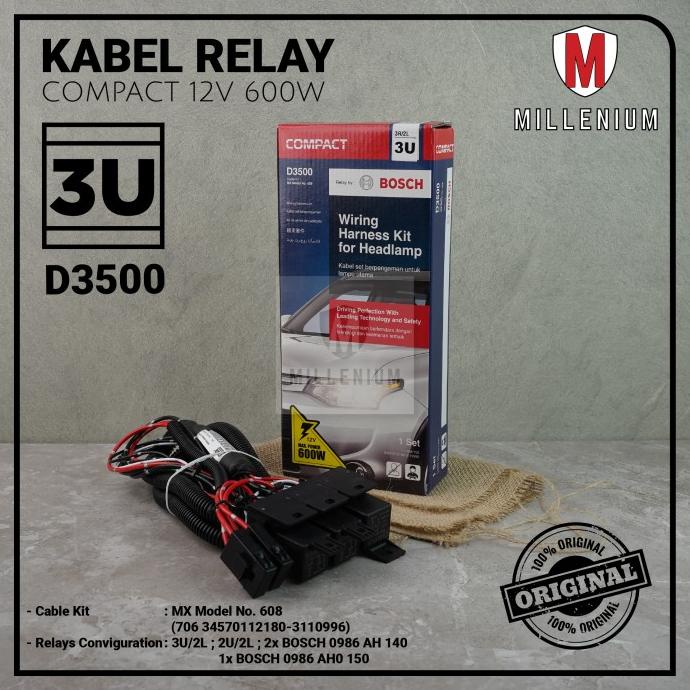 Jual KABEL RELAY SET LAMPU BOSCH COMPACT 3 RELAY | Shopee Indonesia