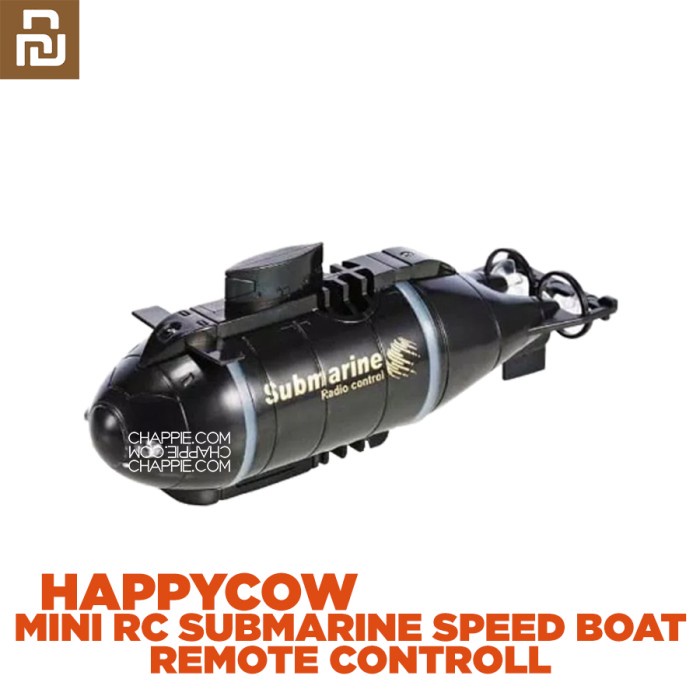 Jual Bestseller Happycow Mini Rc Submarine Speed Boat Remote Control ...