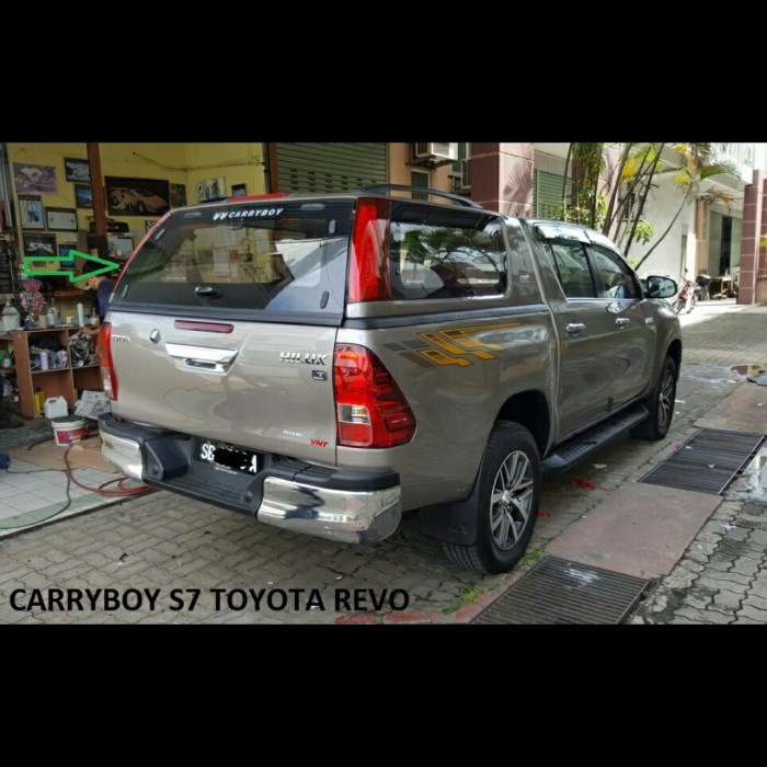 Jual Tutup Bak Canopy Carryboy S7 Double Cabin Hilux Revo | Shopee ...