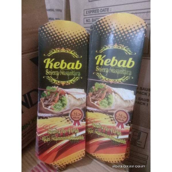 Jual bungkus kebab besar selera nusantara/ pack kebab besar/pkb ...