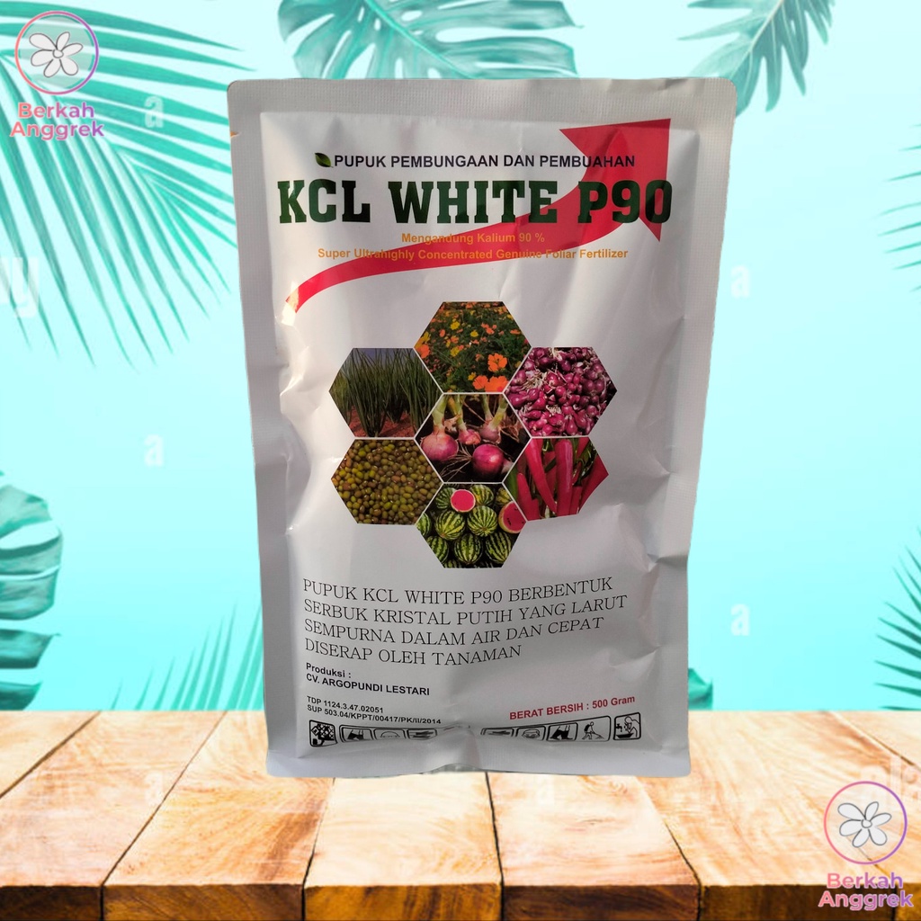 Jual KCL White P90 500 Gram Pupuk Penambah Bobot Buah | Shopee Indonesia