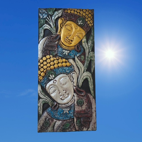 Jual Pandil Relief Relif Kayu Buddha | Dekorasi Dinding Rumah ...