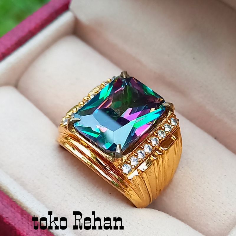 Jual CINCIN BATU MISTIK QUARTZ BERKILAU ISTIMEWAH | Shopee Indonesia