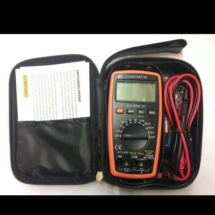 Jual PROMO!!! MULTIMETER CONSTANT 89 AUTO RANGE DIGITAL MULTIMETER WITH ...