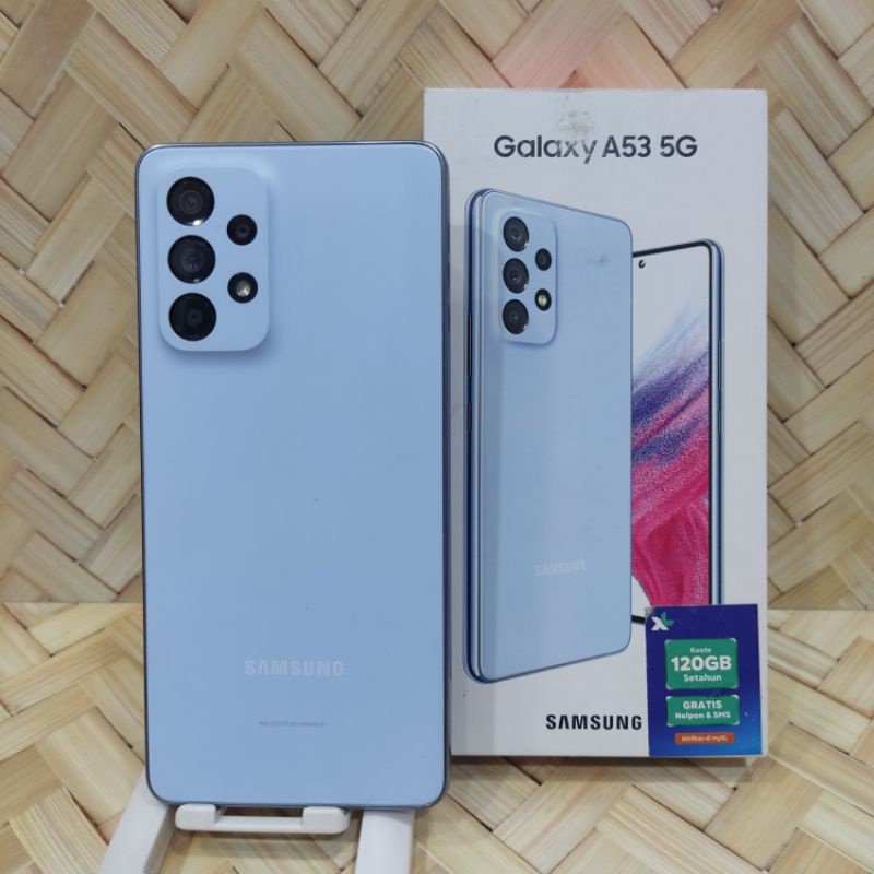 Jual Samsung A53 5G 8/256GB 8/128GB Handphone second fullset original ...