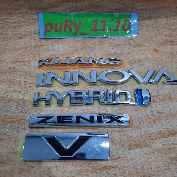 Jual Emblem Logo Kijang Innova Hybrid Zenix V 2023 | Shopee Indonesia