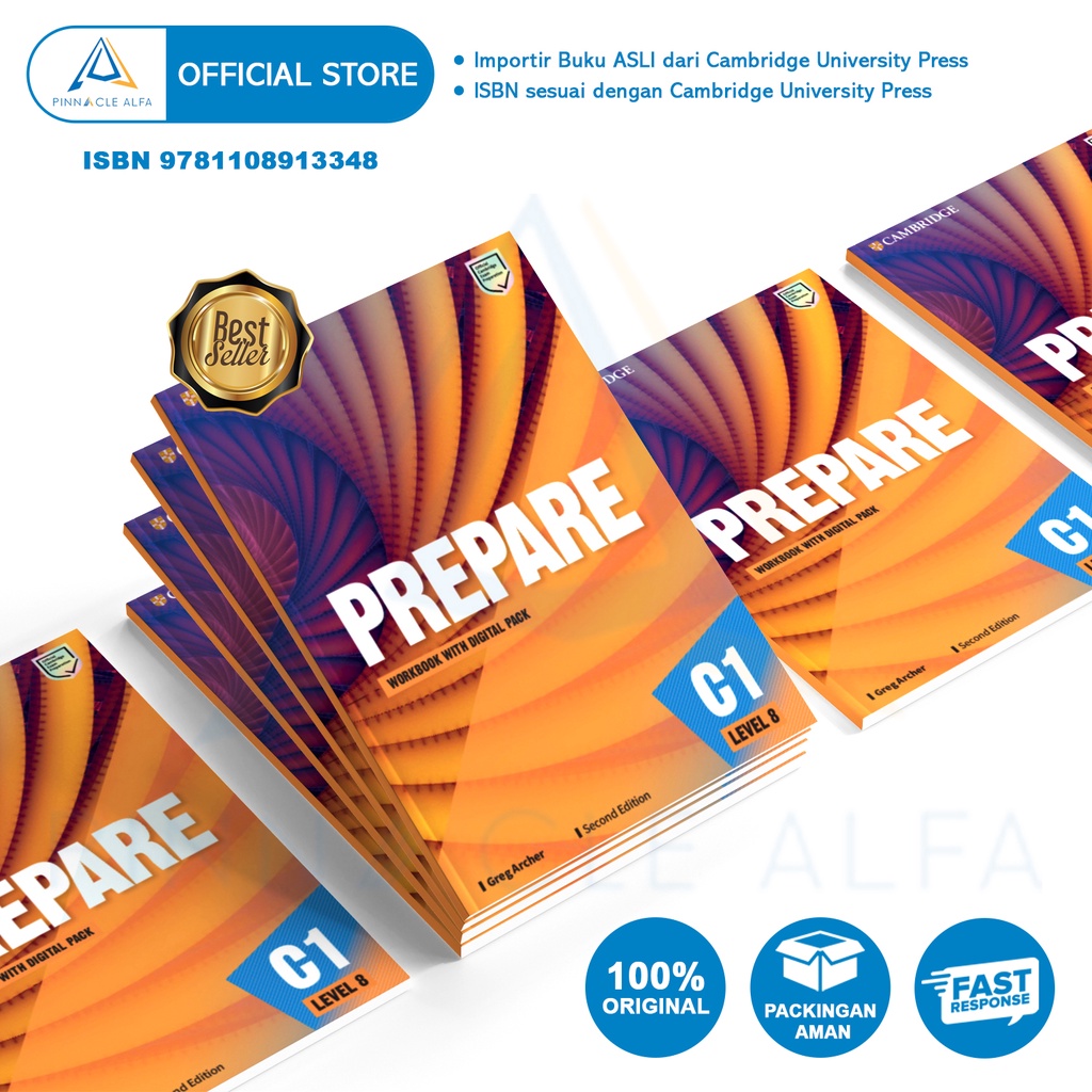 Jual Prepare Workbook With Digital Pack Level 8 | Shopee Indonesia