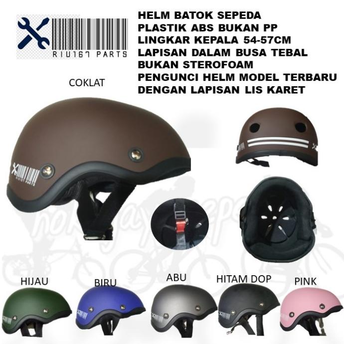 Jual Classic Helm Sepeda Lipat / Minon / Fixie Model Batok | Shopee ...