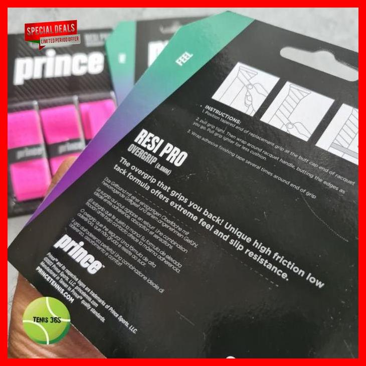 Jual Grip Tenis Prince Resi Pro 3 in 1 Overgrip aeleashaadasa_ | Shopee ...