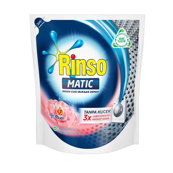 Jual RINSO MATIC LIQUID FRONT LOAD POUCH 1.45 KG | Shopee Indonesia
