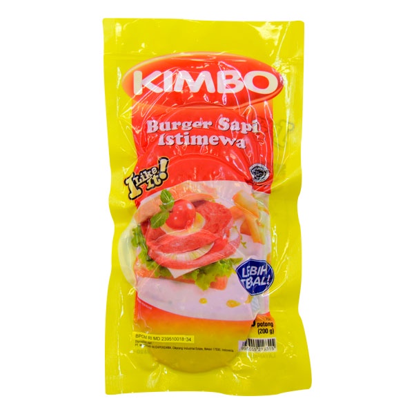 Jual Kimbo Burger Beef 6 Pcs | Shopee Indonesia