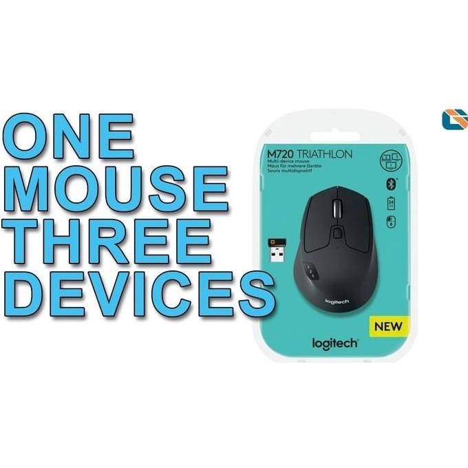 Jual Logitech M720 Triathlon Multi Device Wireless Mouse | Shopee Indonesia