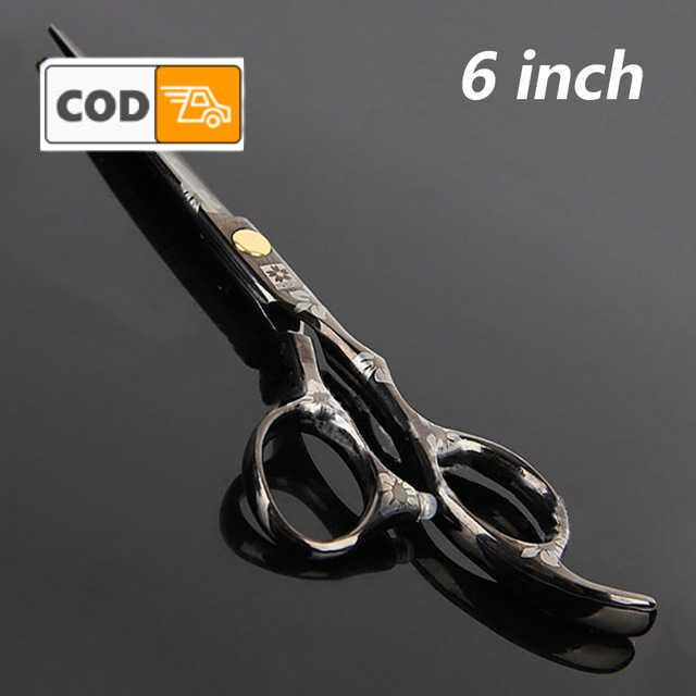 Jual Gunting Rambut Salon Full Stainless Steel 6 Inch Model Lurus Flat ...