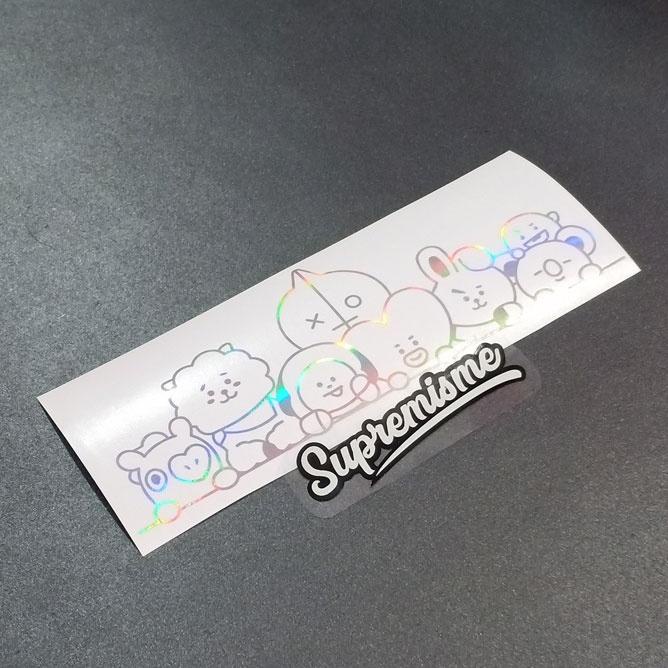 Jual Onderdil Stiker Hologram Bts Army 3, Stiker Seri Bts21 Untuk ...