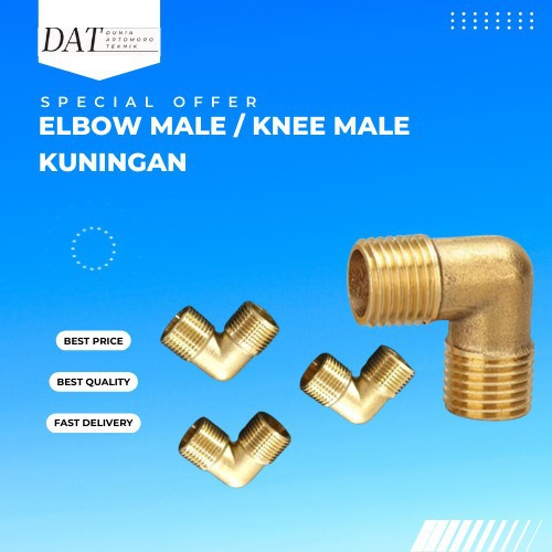 Jual 1/4" Nepel Elbow Drat Female / Knee Kuningan Drat Dalam Size 1/4 Inch | Shopee Indonesia