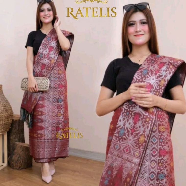 Jual Elegant kain songket dayak pua kumbu dayak motif khas Kalimantan kenya bedayu borneo motif ...
