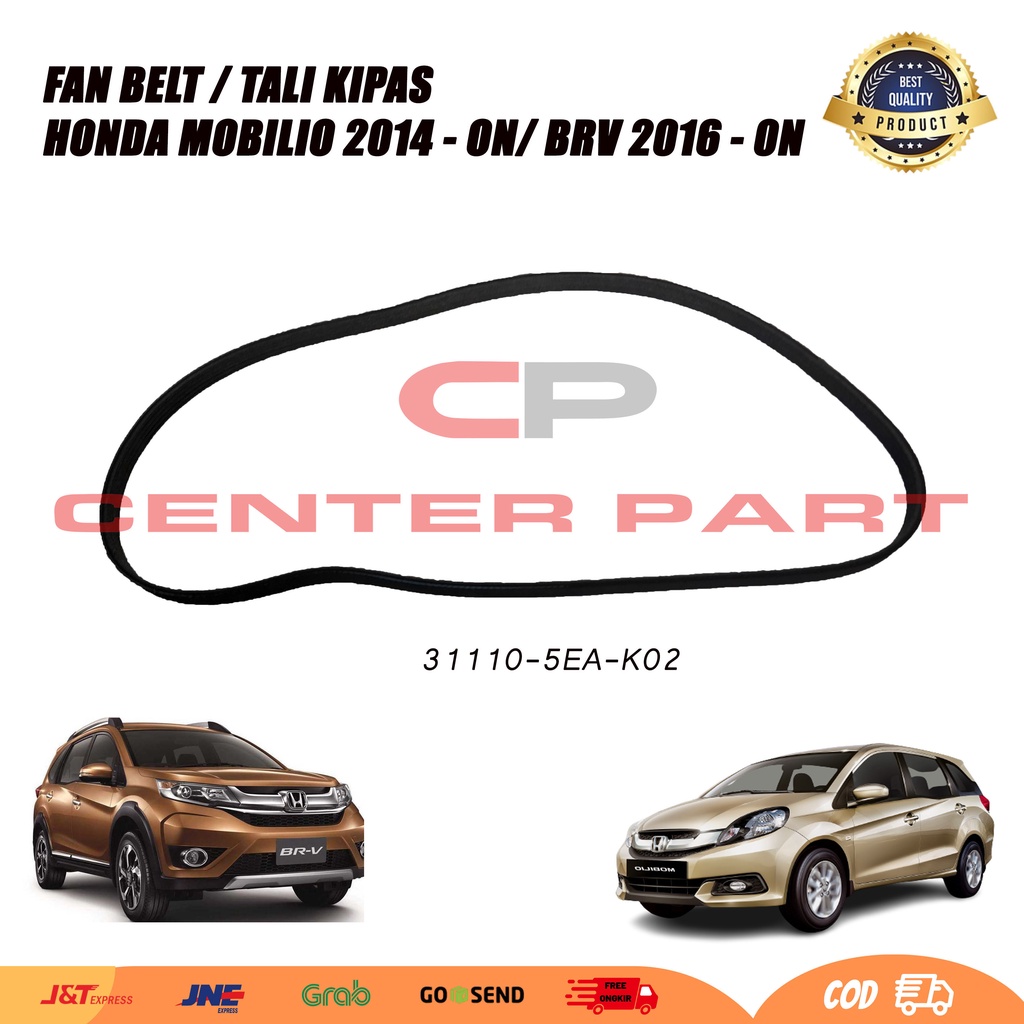 Jual fan belt fanbelt belting tali kipas honda brv mobilio 2014 2015 2016 2017 2018 2019 2020 ...