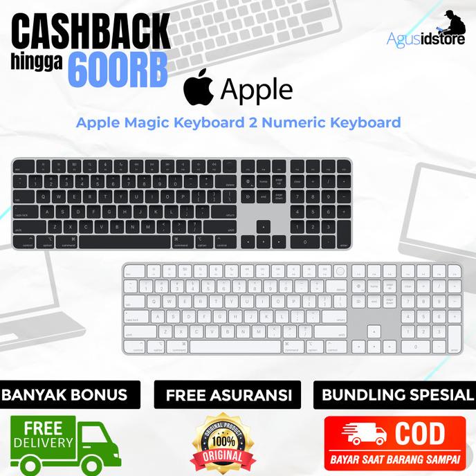 Jual Apple Magic Keyboard 2 Numeric Keyboard Space Gray / Silver Resmi ...