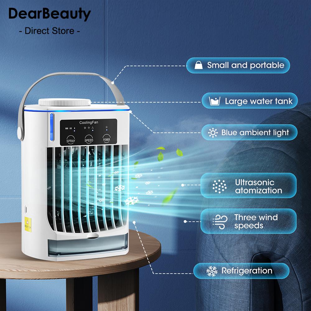 Jual Mini Portable Air Conditioning Fan Cold Water Conditioner ...
