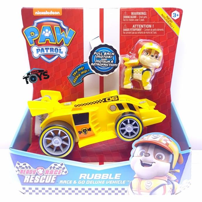 Jual PAW Patrol Ready Race Rescue Rubble Race and Go Deluxe Vehicle ...