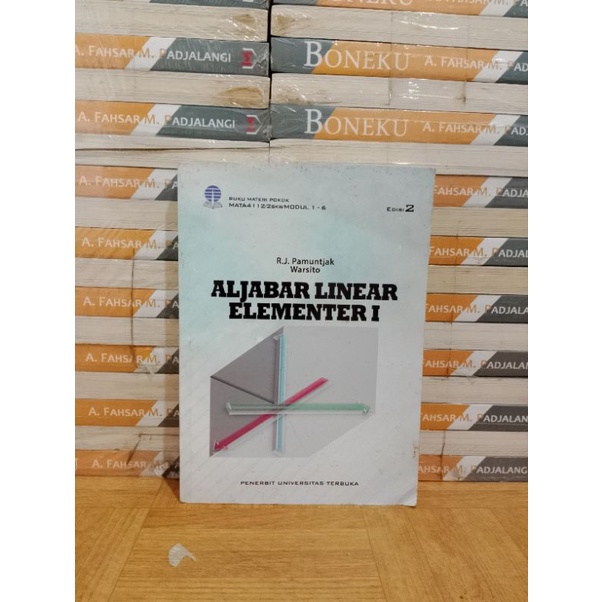 Jual BUKU ORIGINAL - ALJABAR LINEAR ELEMENTER 1 | Shopee Indonesia