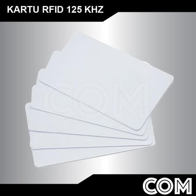 Jual Kartu Rfid 125Khz / Rfid Card 125 Khz / Kartu Proximity ( Read ...