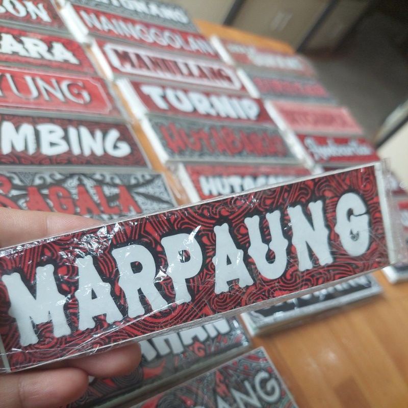 Jual Stiker Marga Batak minimal Pengiriman 3 pcs | Shopee Indonesia