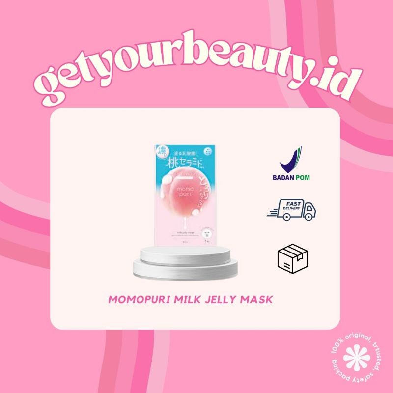 Jual Momopuri Milk Jelly Mask | Japan Sheet Mask | Shopee Indonesia